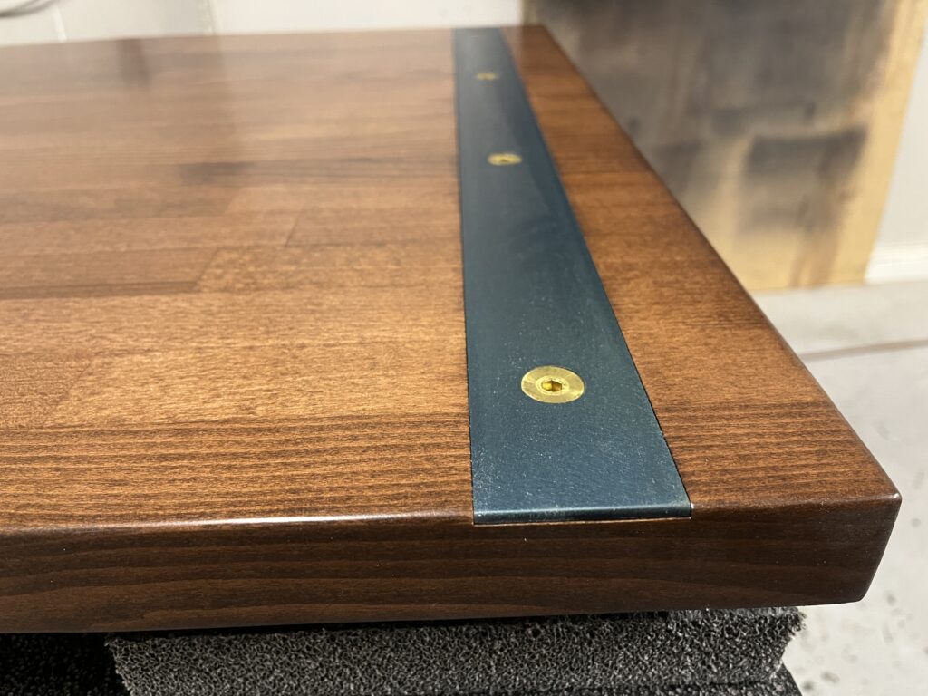 Metal Inlay Wood Table Tops - Table Tops | Cafe Tables Inc