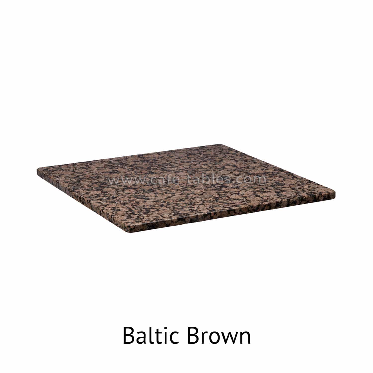 Table Tops: Quartz & Granite: Baltic Brown - Cafe Tables