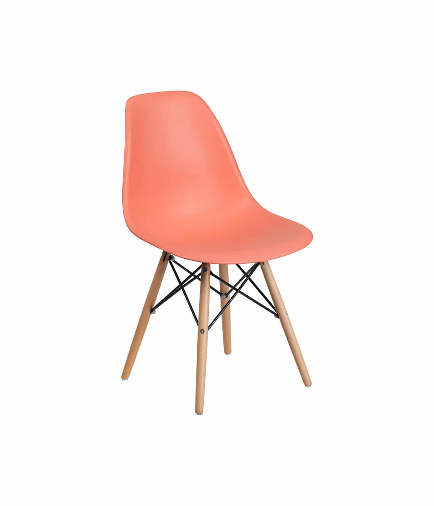 Chairs: Wood Frame Chairs: Elon Series Peach - Cafe Tables