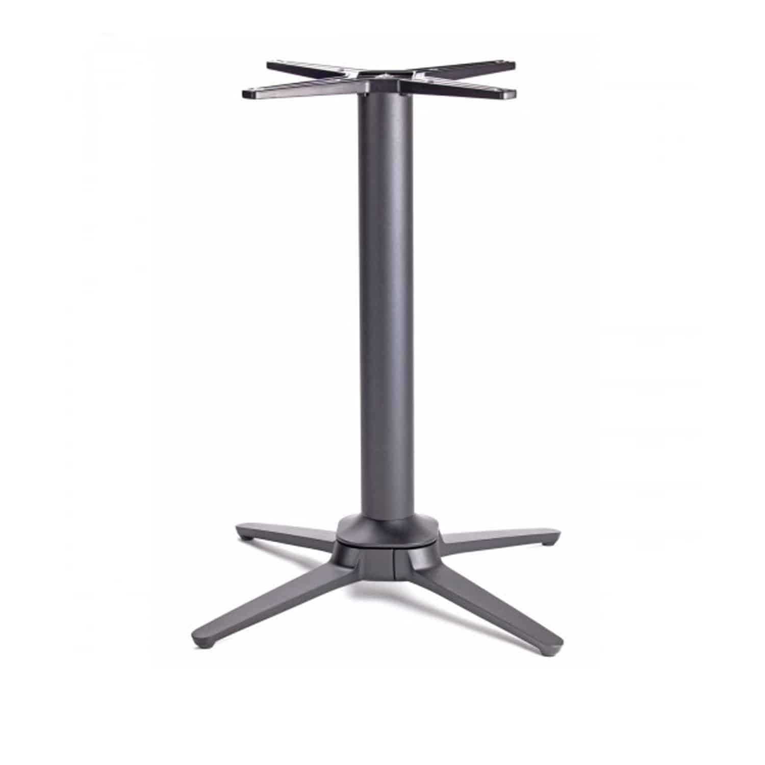 Table Base: Utility Base: No-Rock Esplanade Cross Base - Cafe Tables