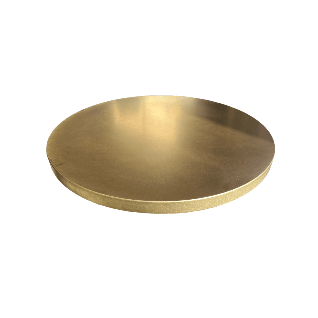 Brass Table Tops - Table Tops | Cafe Tables Inc