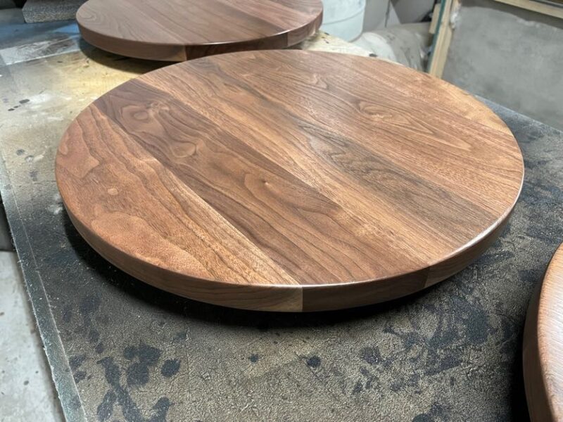 Premium Walnut Table Tops for Cafe Use | Cafe Tables
