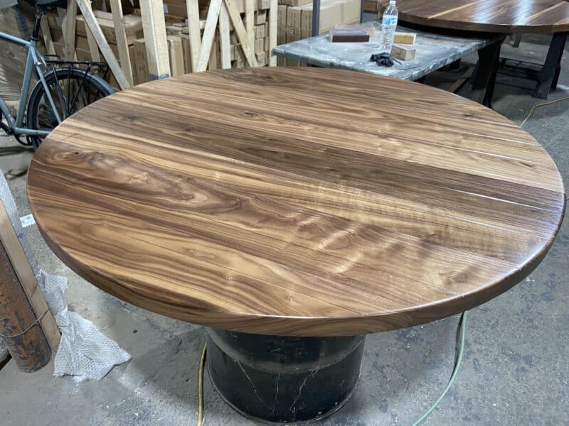 Premium Walnut Table Tops for Cafe Use | Cafe Tables