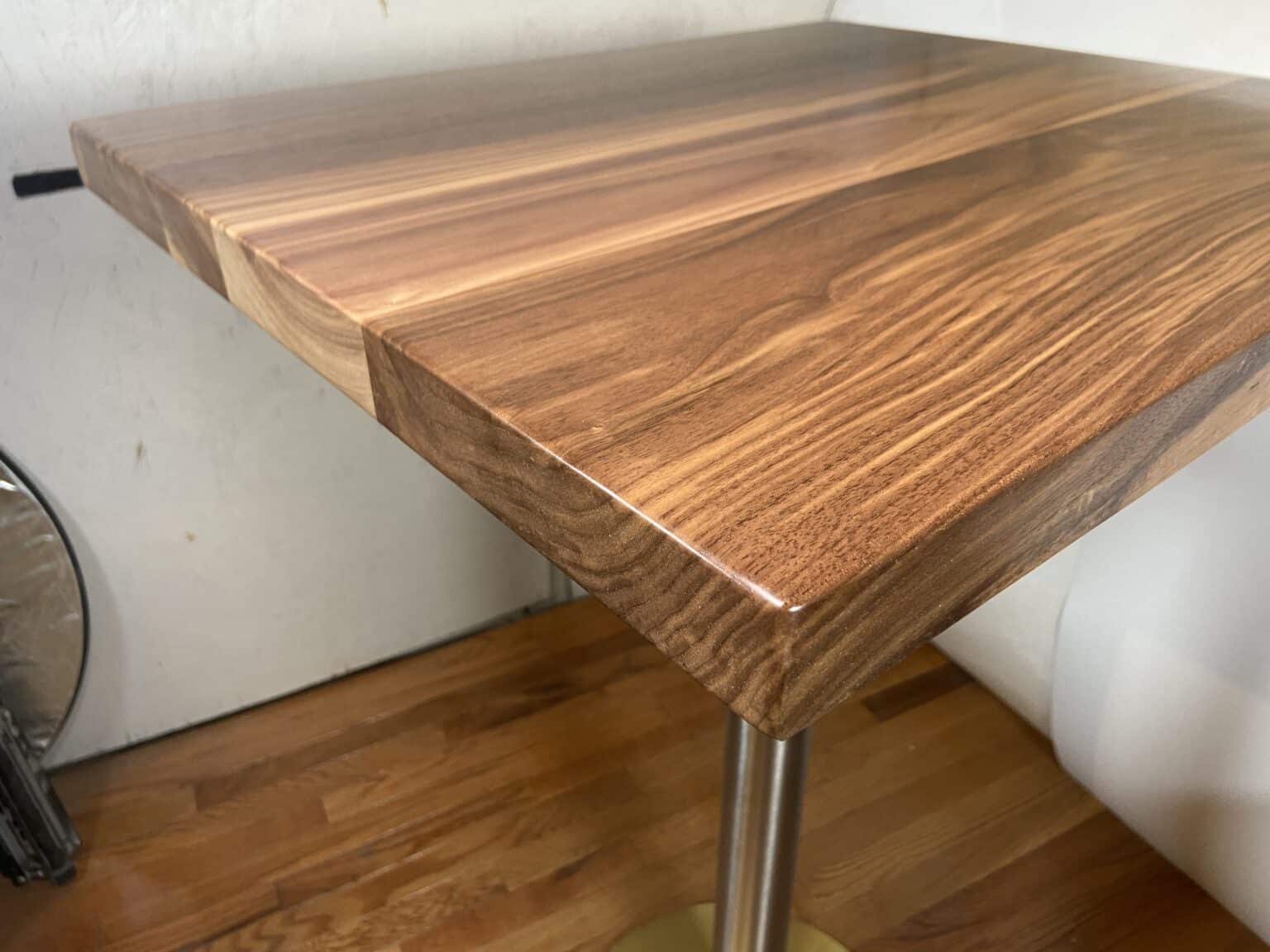 Premium Walnut Table Tops for Cafe Use | Cafe Tables