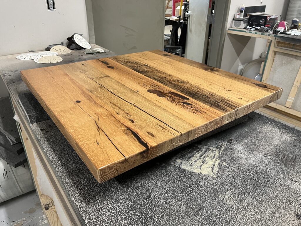 Reclaimed Plank Table Tops - Table Tops | Cafe Tables Inc