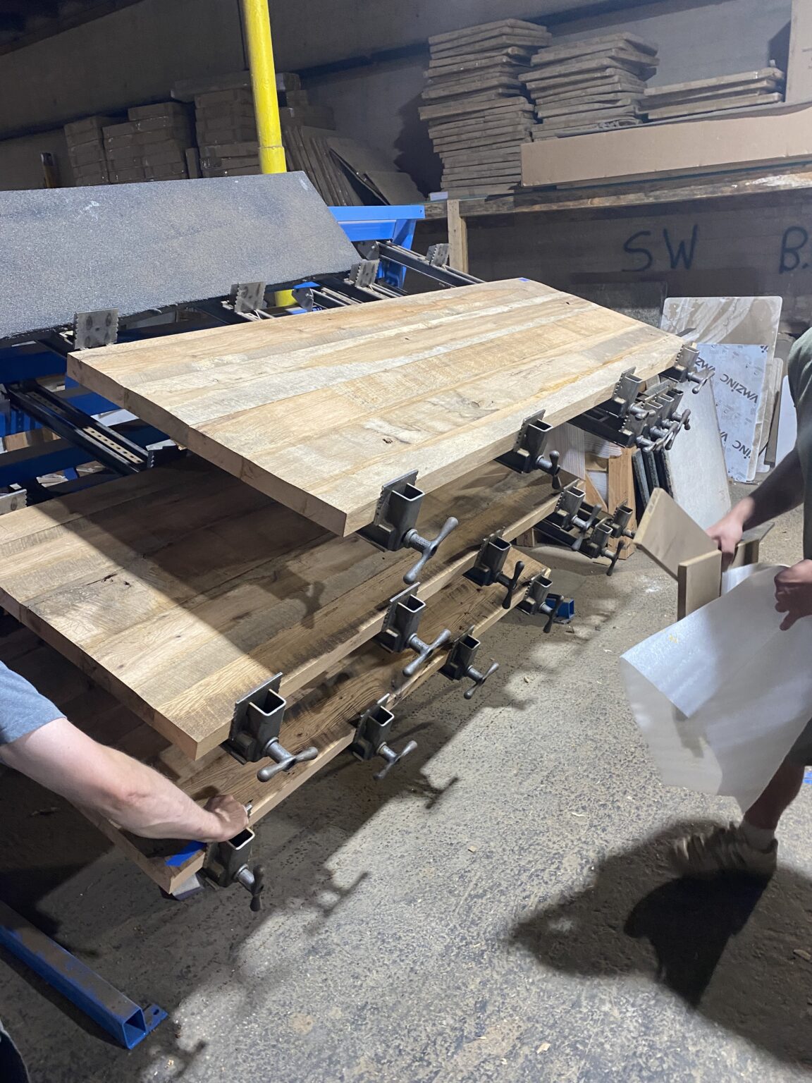 Custom Reclaimed Wood Table Tops for Rustic Decor | Cafe Tables