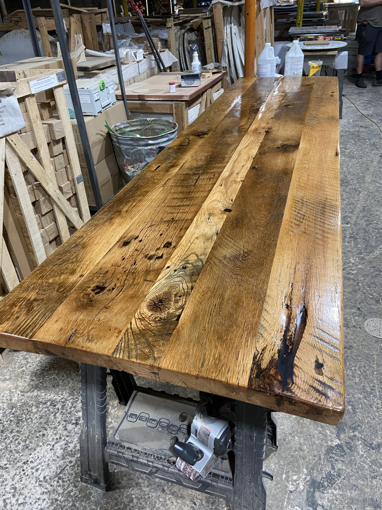 Reclaimed Plank Table Tops - Table Tops | Cafe Tables Inc